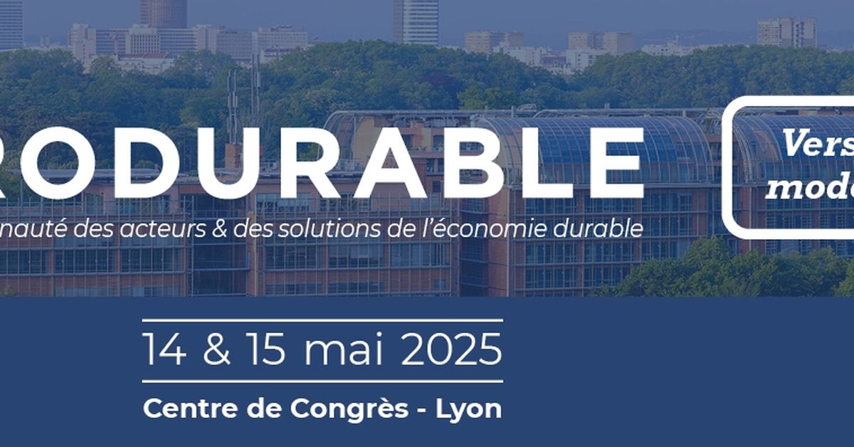 L’ObsAR participe à PRODURABLE Lyon les 14 & 15 mai 2025
